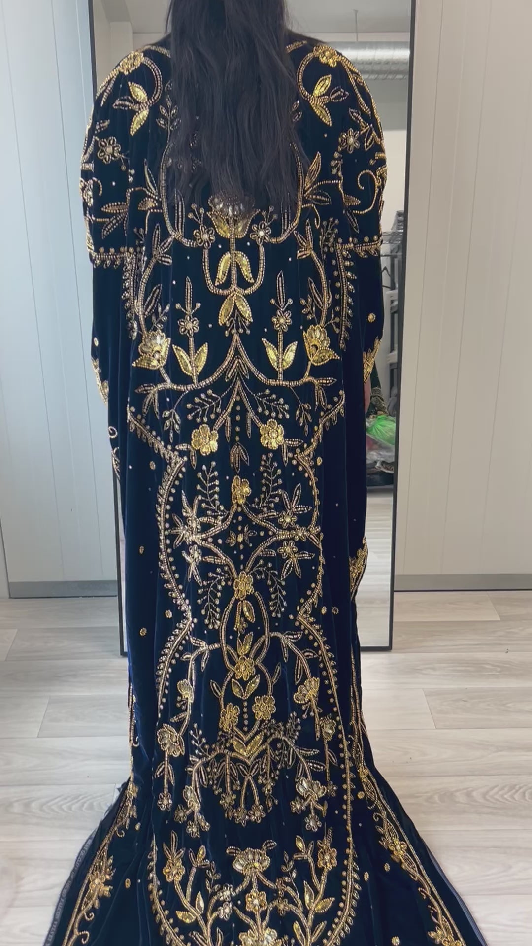 (PRE-ORDER) Faduma Majestic (Navy Bleu) -Velvet Collection II – Arosada